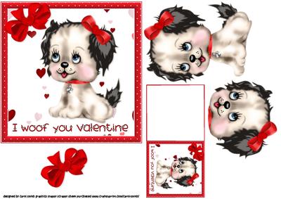 I Woof You Valentine - CUP660381_1209 | Craftsuprint