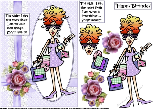 Rita walks into things - CUP713249_1209 | Craftsuprint