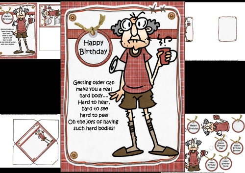 Gus Oh the joys of getting older mini kit - CUP875402_1209 | Craftsuprint