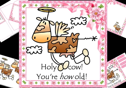 8x8 Holy cow mini kit - CUP895039_1209 | Craftsuprint