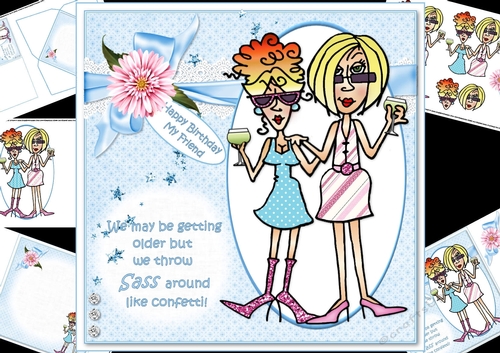 8x8 JJ and Rita have sass mini kit - CUP897170_1209 | Craftsuprint