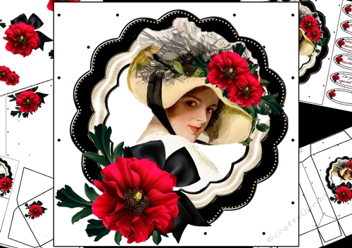 8x8 I am Poppy mini kit - CUP937558_1209 | Craftsuprint