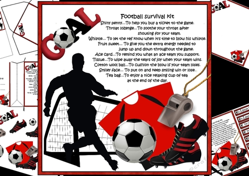 8x8 football survival kit mini kit - CUP939196_1209 | Craftsuprint
