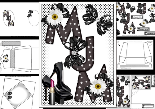 Monochrome MUM mini kit - CUP954820_1209 | Craftsuprint