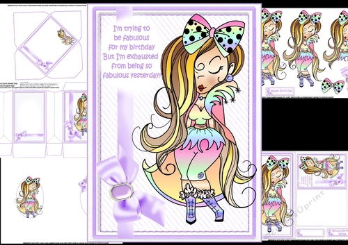 Anna Mae is fabulous for her birthday mini kit - CUP963173_1209 ...