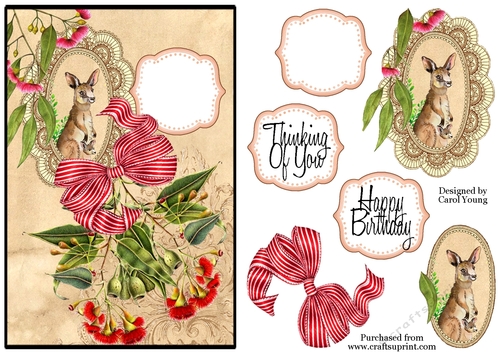 Aussie Card 1 - CUP1141091_1827 | Craftsuprint