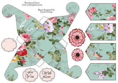 Little Box and Tags - CUP391657_1827 | Craftsuprint