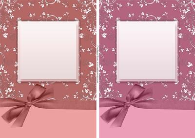 Luxurious A5 Card Fronts with Bow - CUP216375_1121 | Craftsuprint