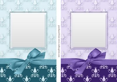 Victorian Style Background Card Front - CUP218039_1121 | Craftsuprint