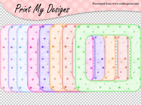 Polka Dot Frames Cu4cu Ok - CUP313492_1121 | Craftsuprint