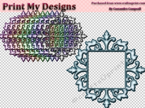 10 frame embellishments - CUP842561_1121 | Craftsuprint