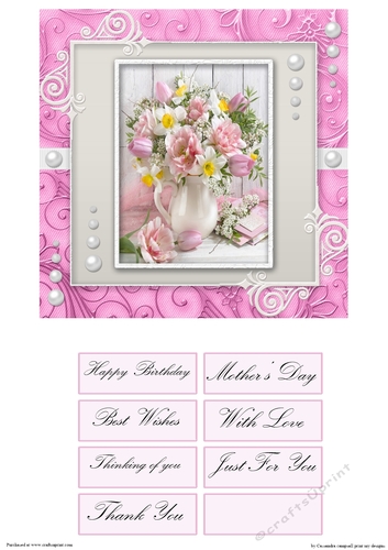 floral Toppers with - CUP850886_1121 | Craftsuprint