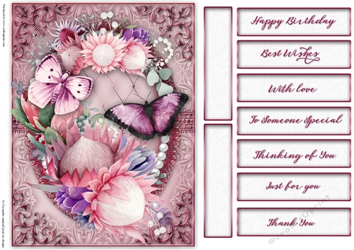 Floral card for many occasions - CUP915105_1121 | Craftsuprint