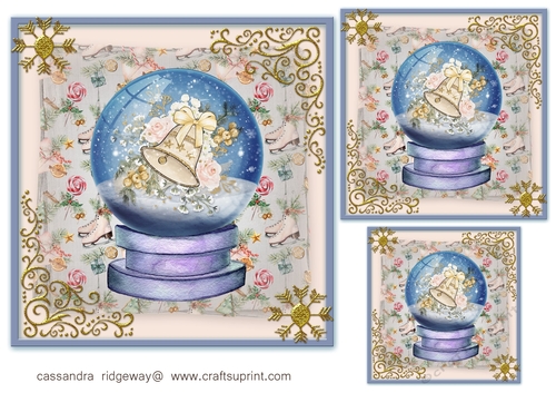 Christmas Globe Toppers - CUP994383_1121 | Craftsuprint