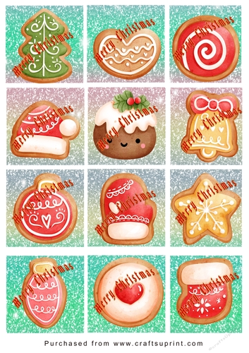 Christmas Tags/Labels Baking Biscuits with background - CUP1179225 ...