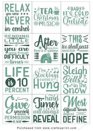 Christmas present Tags/Labels - Various Sayings - CUP1181670_59450 ...