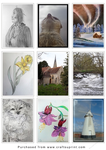 ATC Card Fronts Set - CUP1183206_59450 | Craftsuprint