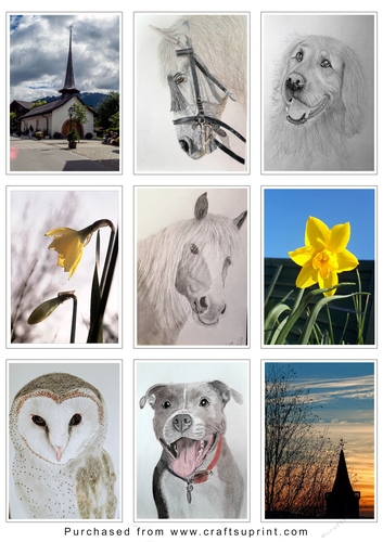 ATC Card Fronts Set - CUP1183208_59450 | Craftsuprint