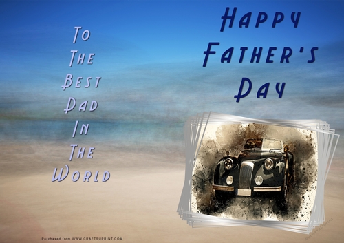 No Cut Just Print Fathers Day Cards - CUP1191877_59450 | Craftsuprint