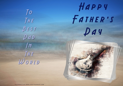 No Cut Just Print Fathers Day Cards - CUP1191883_59450 | Craftsuprint