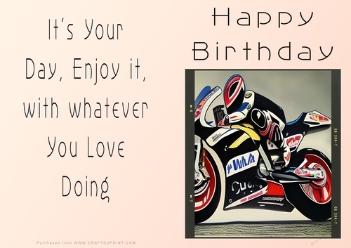 NCJP - Birthday Fantasy Motorcycle racing and Dirt Bike Racing ...