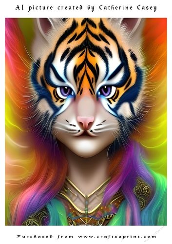 AI (Artificial Intelligence) A4 Beautiful Fantasy Picture of Stunning ...