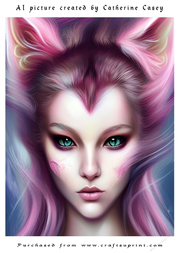 AI (Artificial Intelligence) A4 Beautiful Fantasy Picture of Stunning ...