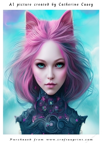 AI (Artificial Intelligence) A4 Beautiful Fantasy Picture of Stunning ...