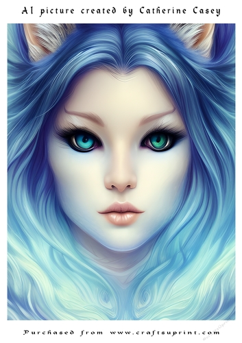 AI (Artificial Intelligence) A4 Beautiful Fantasy Picture of Stunning ...