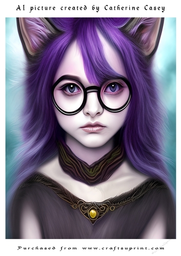 AI (Artificial Intelligence) A4 Beautiful Fantasy Picture of Stunning ...