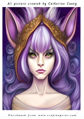 AI (Artificial Intelligence) A4 Beautiful Fantasy Picture of Stunning ...