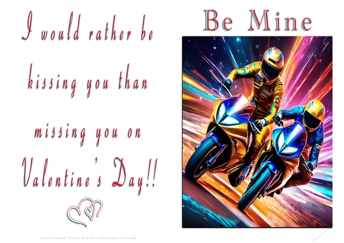 NCJP Valentines Day Card - Motorcycle Love - CUP1271155_59450 ...