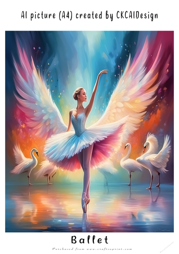 A4 AI Beautiful Fantasy Ballet Dancers - Various - CUP1271880_59450 ...
