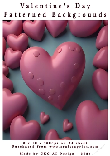 A4 - AI created Love Hearts background ckcaid1 - CUP1272615_59450 ...