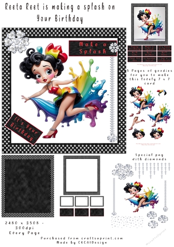 Reeta Reet Makes a Splash - CUP1273134_59450 | Craftsuprint