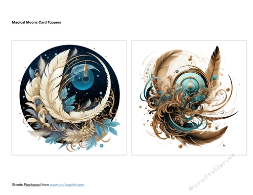 Magical Moons Card Toppers - CUP1268946_87117 | Craftsuprint