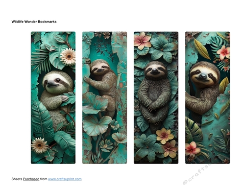 Wildlife Wonder Bookmarks - CUP1283686_87117 | Craftsuprint