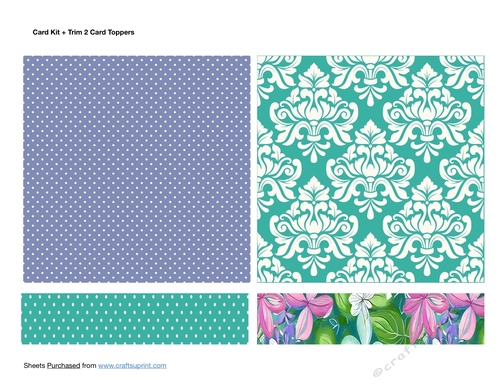 Card Kit Trim 2 Card Toppers - CUP1326130_87117 | Craftsuprint