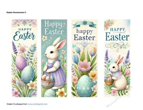 Easter Bookmarks - CUP1360065_87117 | Craftsuprint