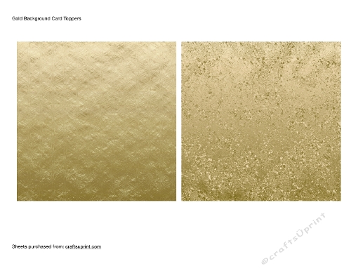 Gold Background Card Toppers - CUP1378107_87117 | Craftsuprint