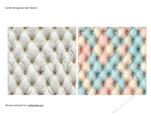 Quilted Background Card Toppers - CUP1379478_87117 | Craftsuprint