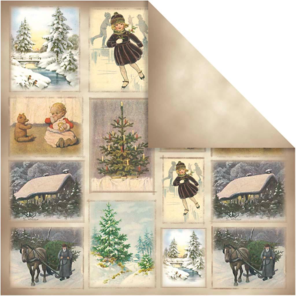 Design Paper, 30,5x30,5 cm, Oslo, 5 Sheet - CC22261 | Craftsuprint