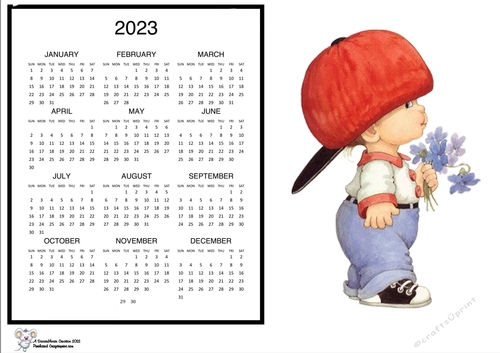 2023 More flowers 4U calendar - CUP1180638_4063 | Craftsuprint