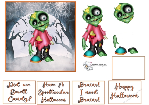 Zombie Halloween - CUP1244660_4063 | Craftsuprint