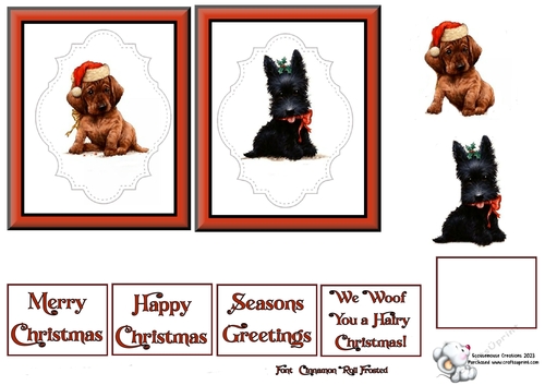 Doggy Christmas 2 - CUP1244671_4063 | Craftsuprint