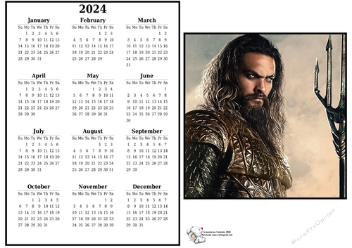 2024 calendar Waterman - CUP1263828_4063 | Craftsuprint
