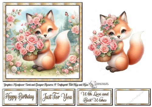 Foxy Flowers (1) 2 - CUP1297909_4063 | Craftsuprint