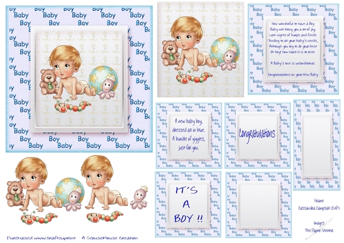 A Baby Boy Sheet - CUP776821_4063 | Craftsuprint