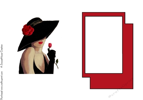 Red Rose Insert - CUP788105_4063 | Craftsuprint