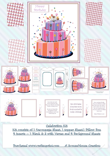 Celebration Project Kit - CUP800192_4063 | Craftsuprint